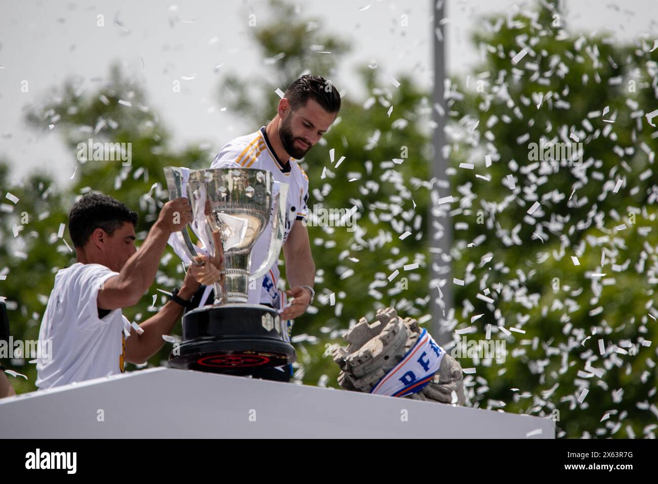Madrid, Spain. 12th May, 2024. Nacho Fernandez, captain and footballer ...