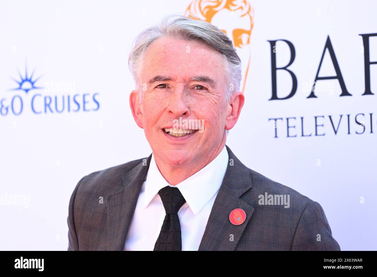 London, UK. 12 May 2024. Steve Coogan attending the BAFTA TV Awards ...
