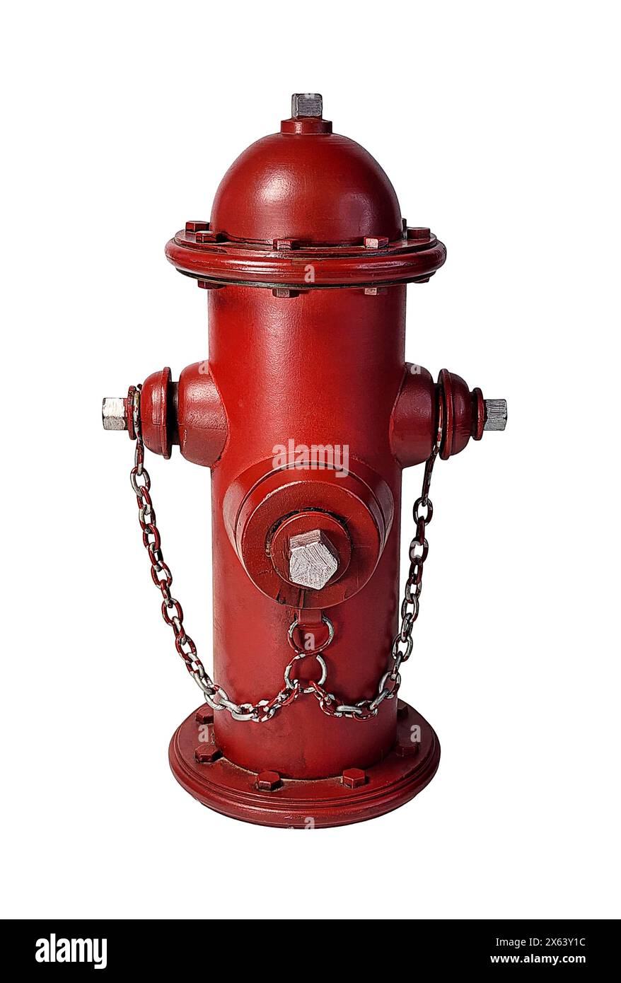 Red fire hydrant used by firemen Stock Photo - Alamy