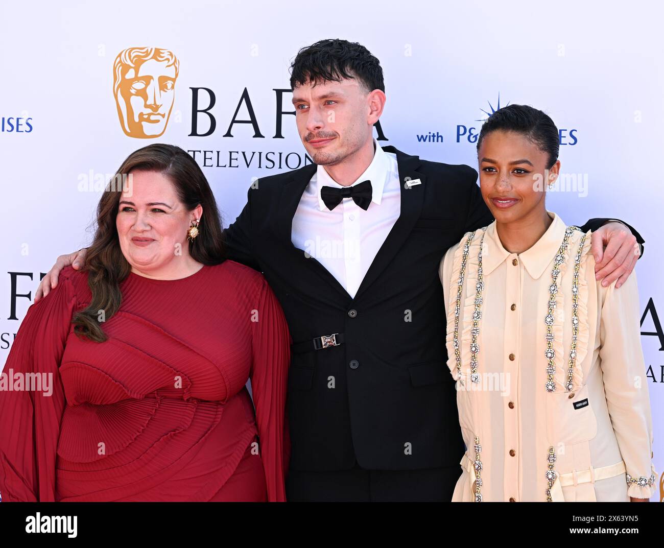 London, UK. May 12th, 2024. Jessica Gunning, Richard Gadd and Shalom ...