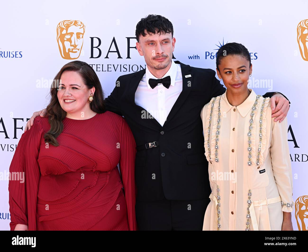 London, UK. May 12th, 2024. Jessica Gunning, Richard Gadd and Shalom ...