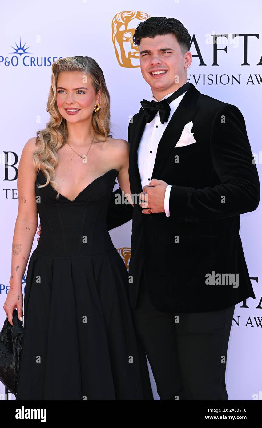 London, UK. May 12th, 2024. Anna Maynard and Harry Clarke arriving at ...