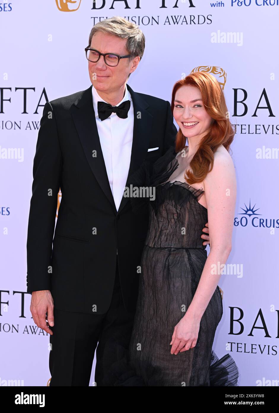 London, UK. May 12th, 2024. Stephen Merchant and Eleanor Tomlinson ...
