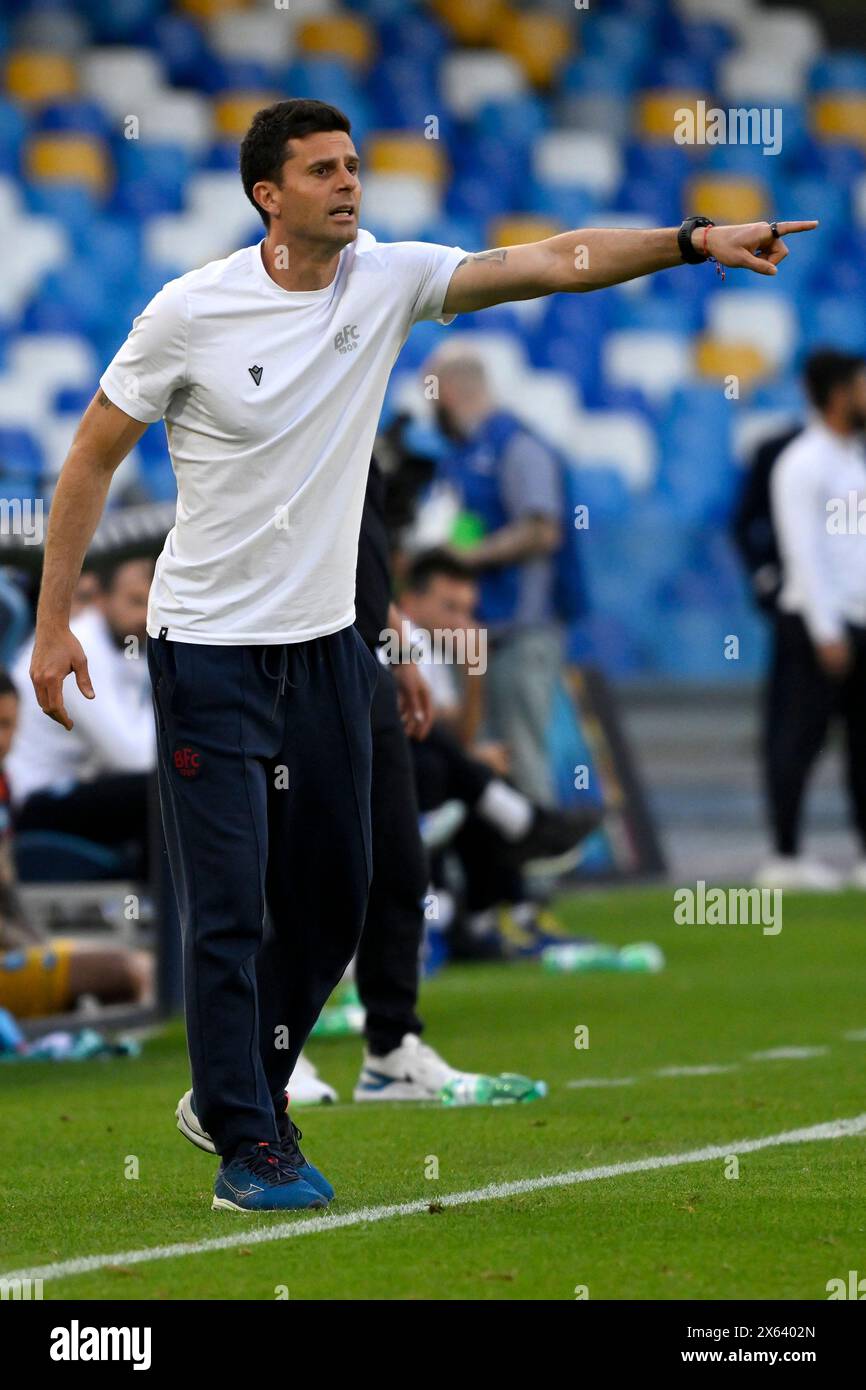Bologna FC head coach Thiago Motta gestures during the Serie A football ...