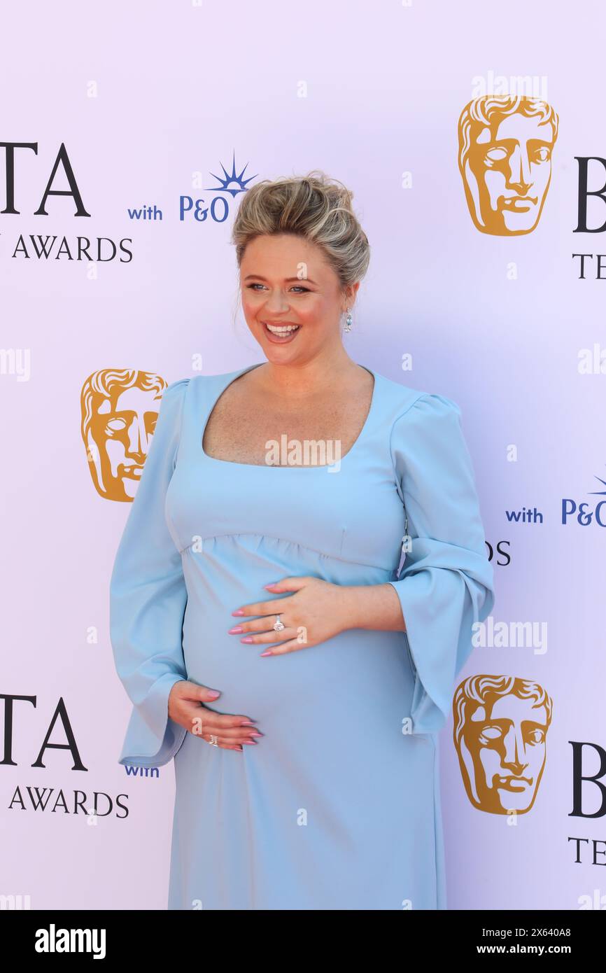 London, UK. 12th May, 2024. Emily Atack attends BAFTA TV Awards with P ...