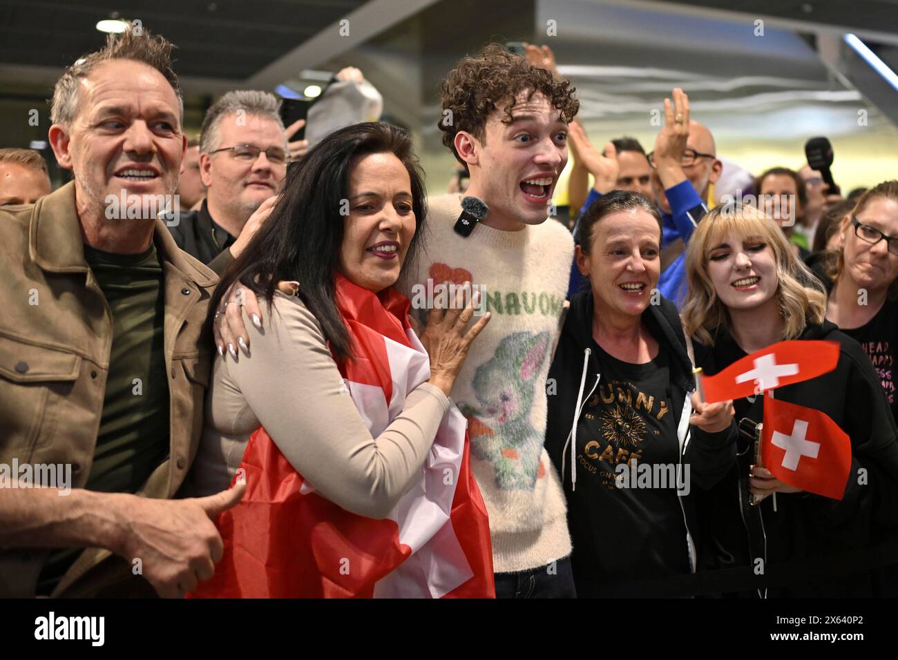 Swiss Singer Nemo, winner of the 68th edition of the Eurovision Song ...