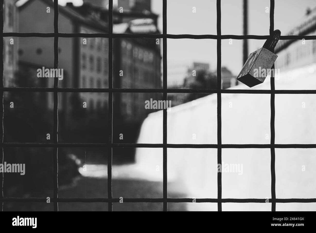 Up a waterfall Black and White Stock Photos & Images - Alamy