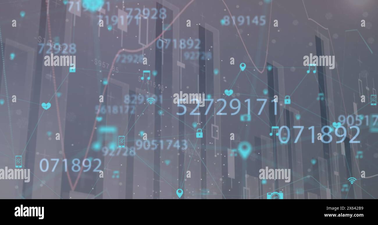 Animation connected icons multiple graphs hi-res stock photography and ... Animation connected icons multiple graphs hi-res stock photography and ...