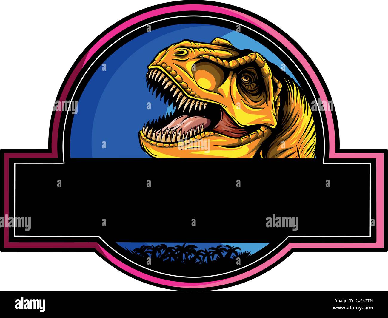 vector illustration of rex logo design on white background Stock Vector ...