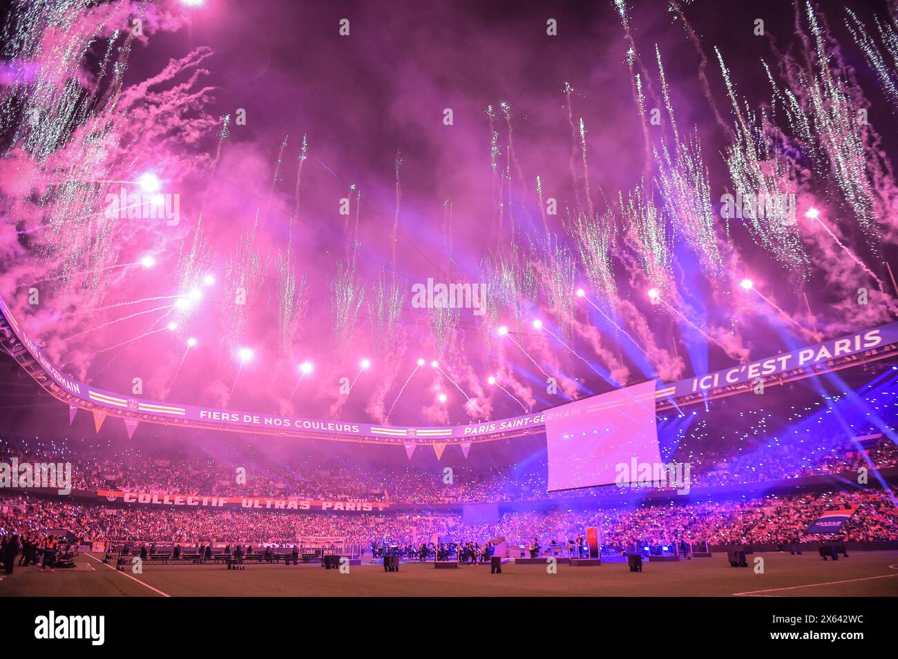 This photograph shows the celebration of the 2023-2024 Ligue 1 ...