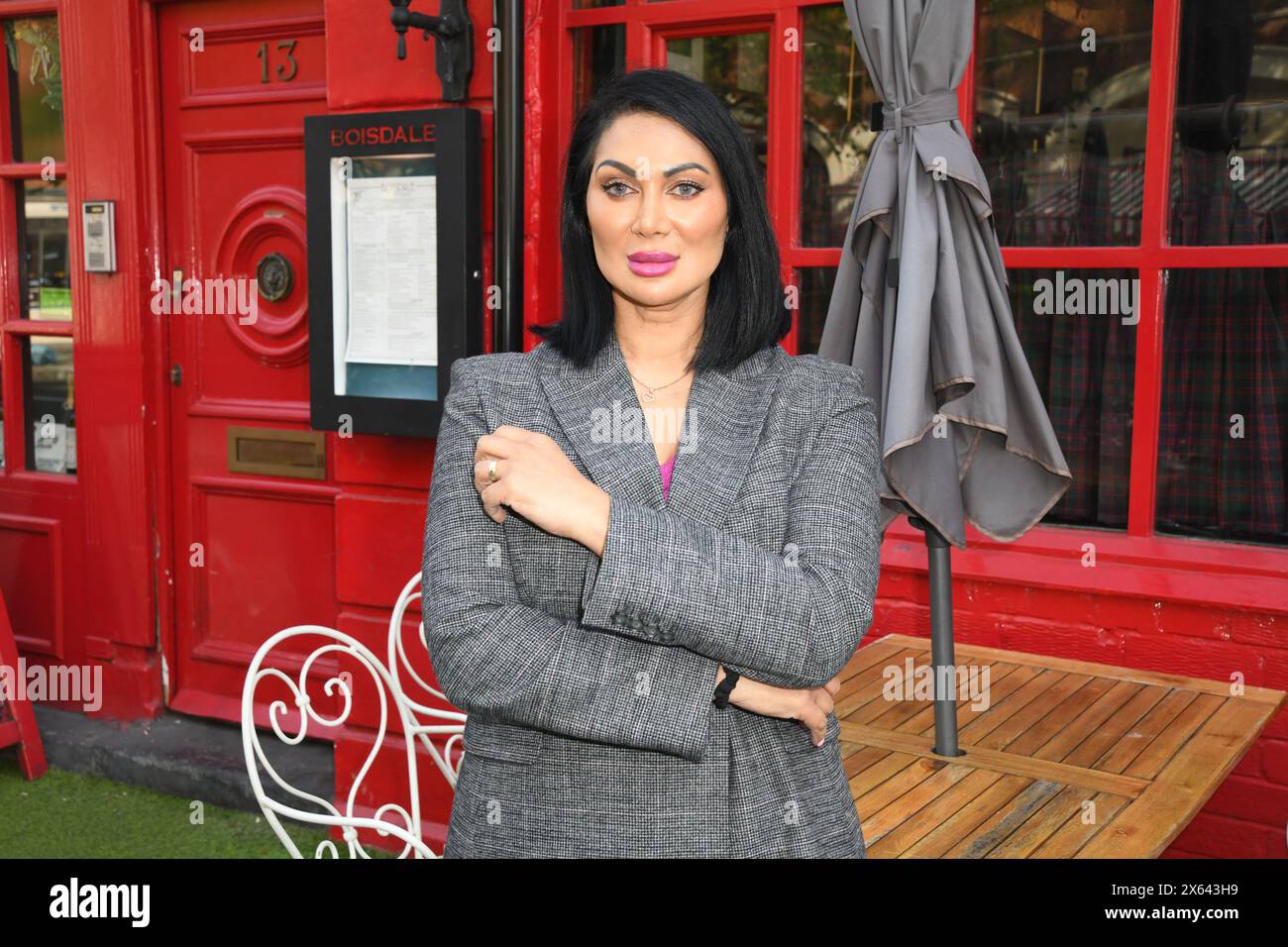 Actress Jeanine Nerissa Sothcott, currently filming Knightfall, seen ...