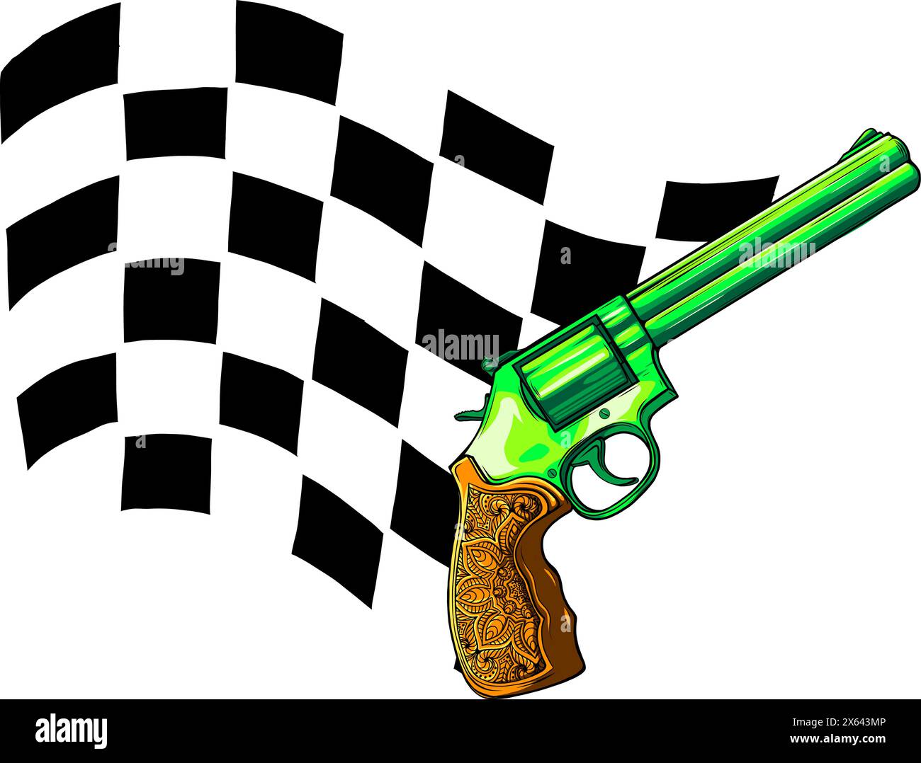Pistol drawing hi-res stock photography and images - Alamy