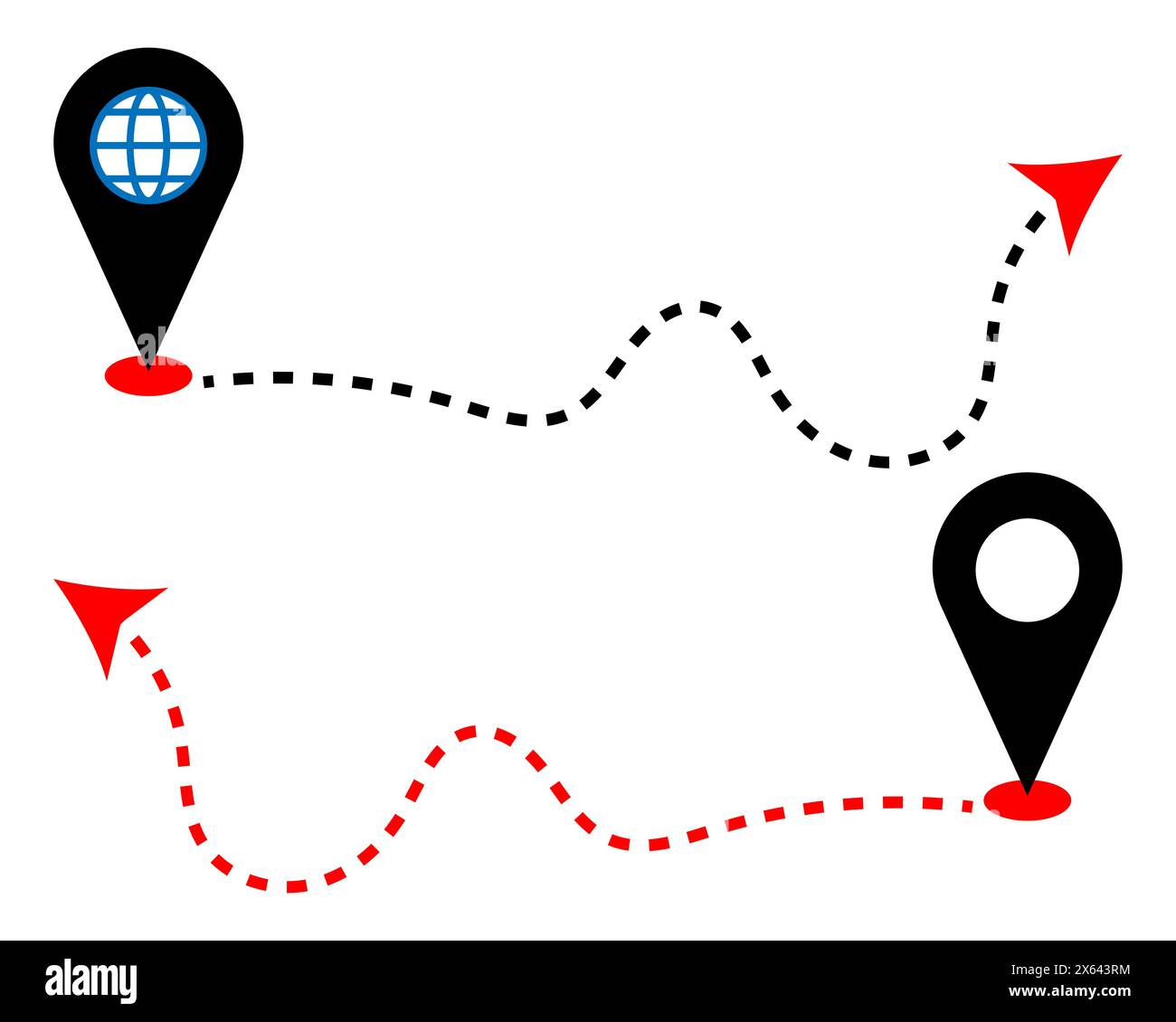 Dashed line hi-res stock photography and images - Alamy