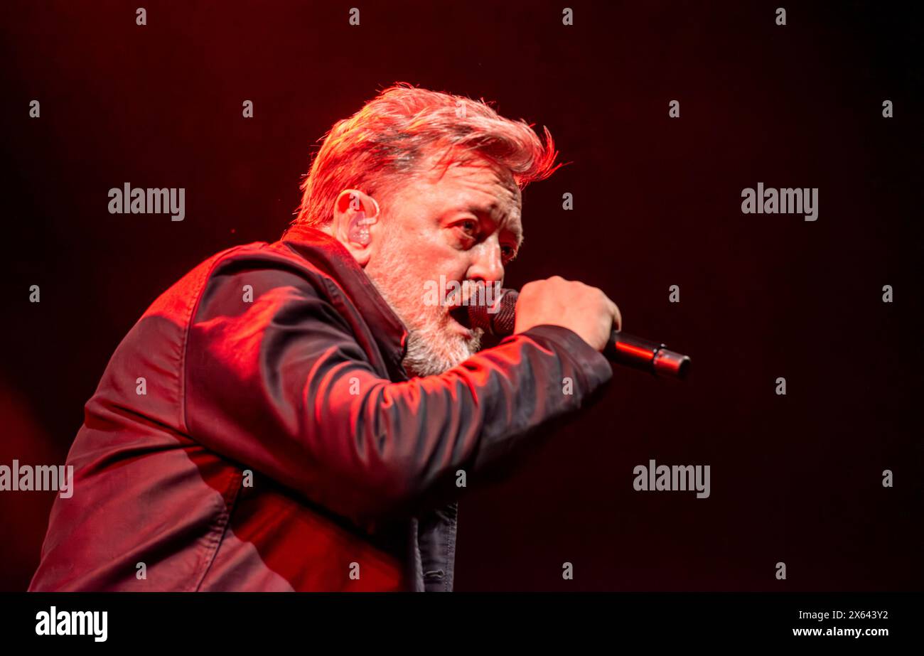 Leeds, UK. 12th May, 2024. Guy Garvey, lead singer of English rock band ...