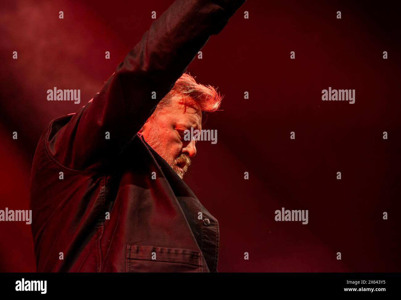 Leeds, UK. 12th May, 2024. Guy Garvey, lead singer of English rock band ...