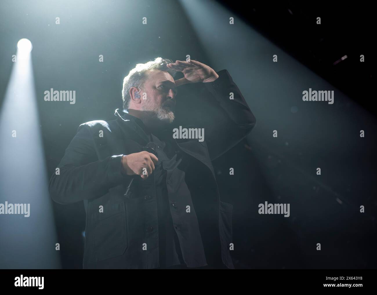 Leeds, UK. 12th May, 2024. Guy Garvey, lead singer of English rock band ...