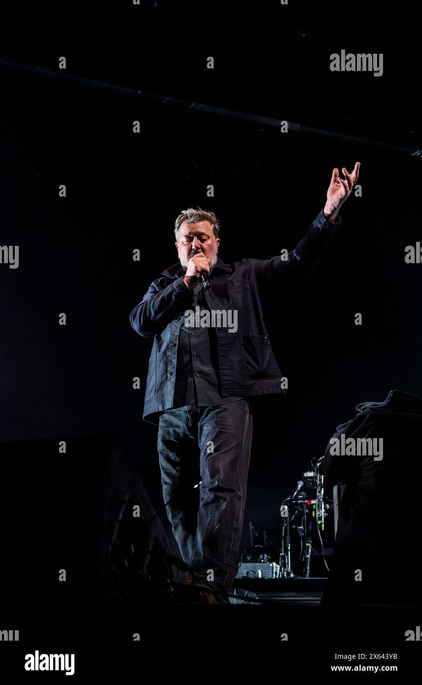 Leeds, UK. 12th May, 2024. Guy Garvey, lead singer of English rock band ...