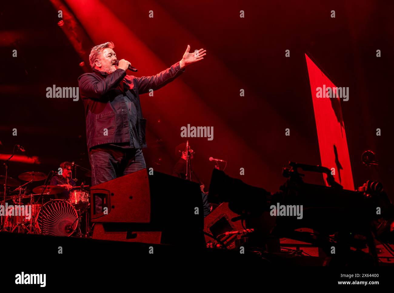 Leeds, UK. 12th May, 2024. Guy Garvey, lead singer of English rock band ...