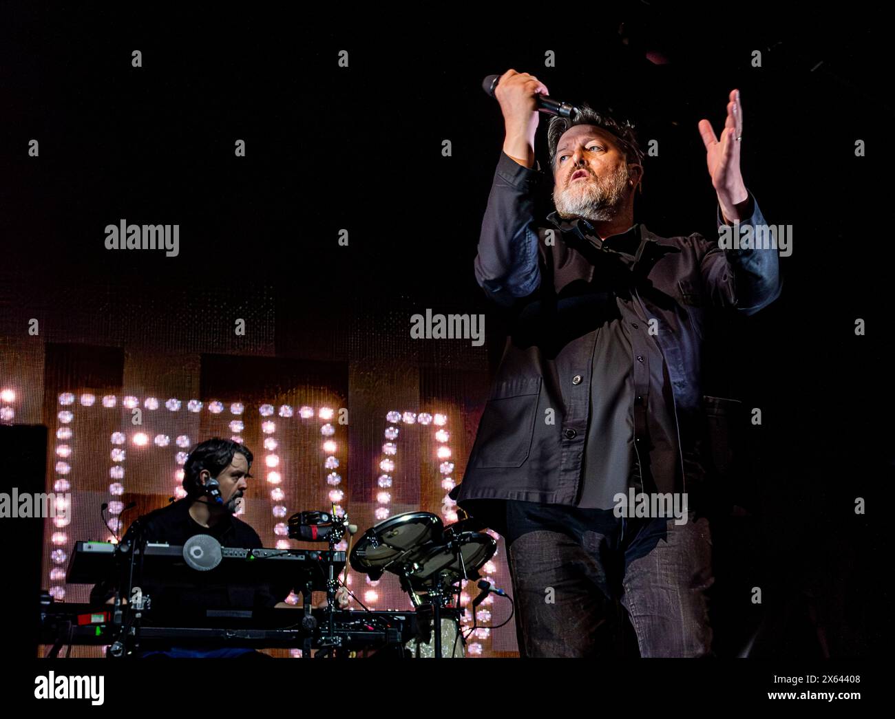 Leeds, UK. 12th May, 2024. Guy Garvey, lead singer of English rock band ...