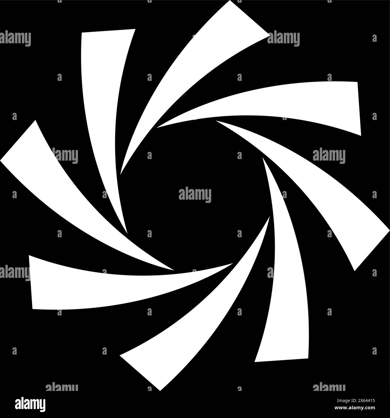 James rifled gun barrel grooves. Horizontal background, vector pattern ...