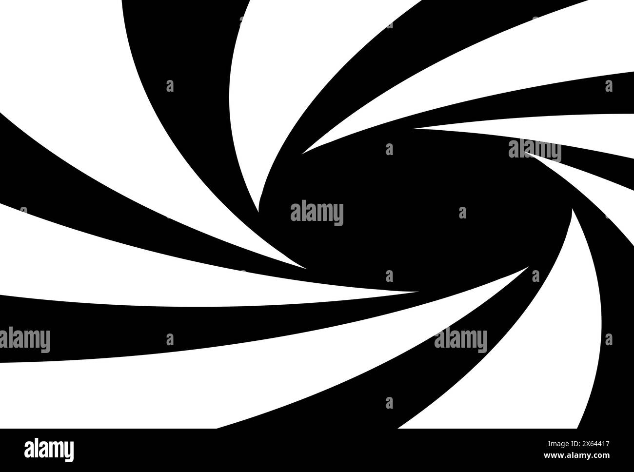 James rifled gun barrel grooves. Horizontal background, vector pattern ...