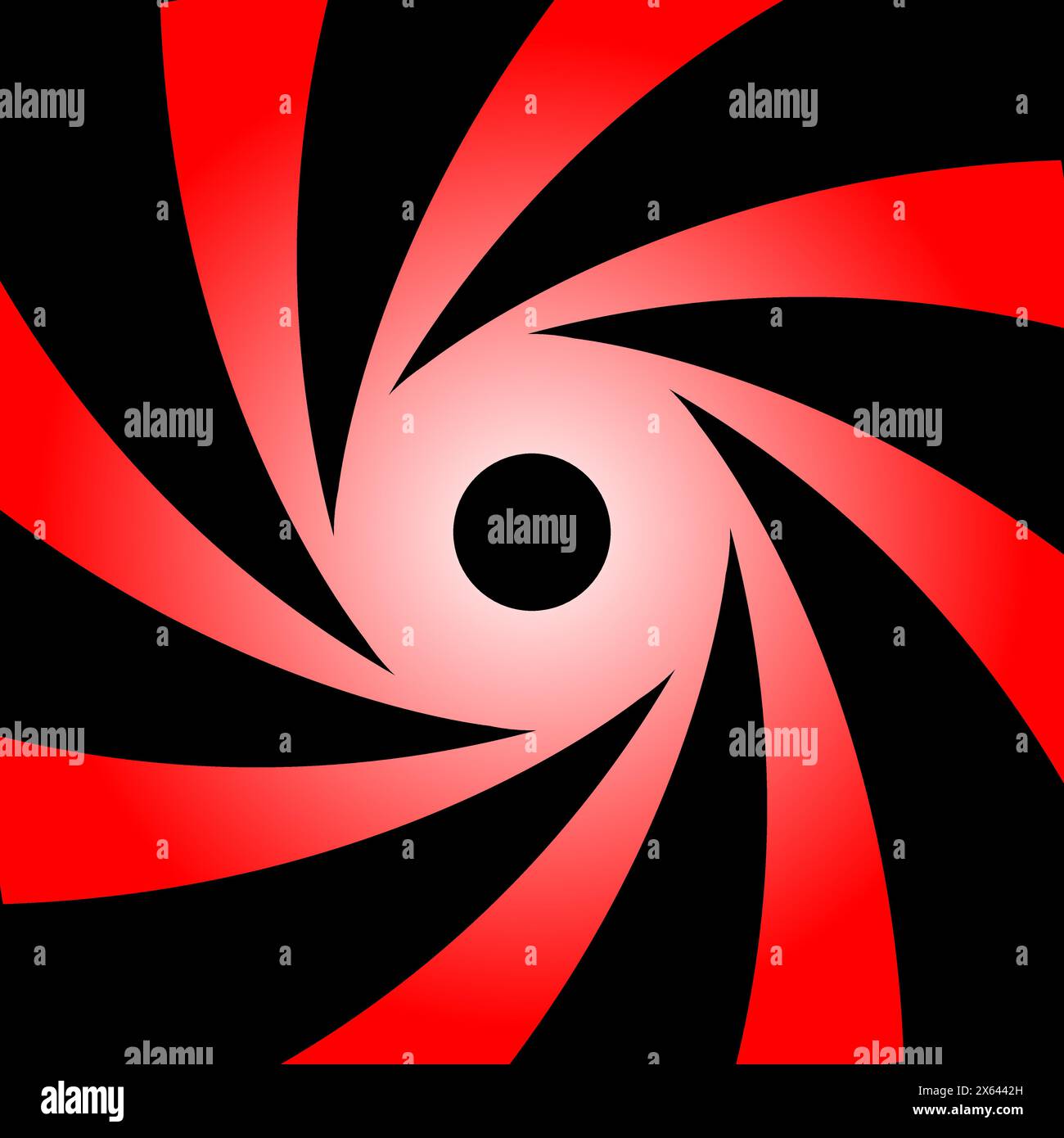 James rifled gun barrel grooves. Horizontal background, vector pattern ...