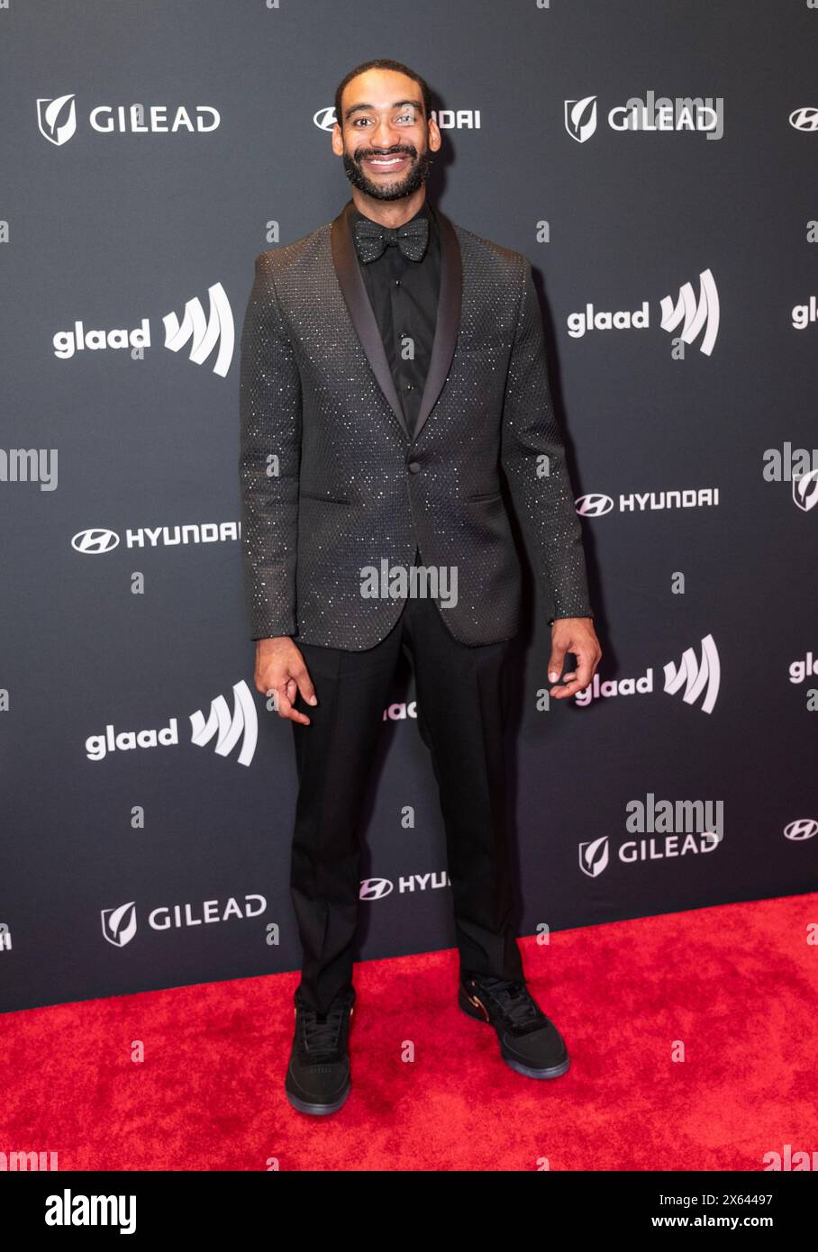 Zeke Thomas attends the 35th Annual GLAAD Media Awards ay Hilton Hotel ...