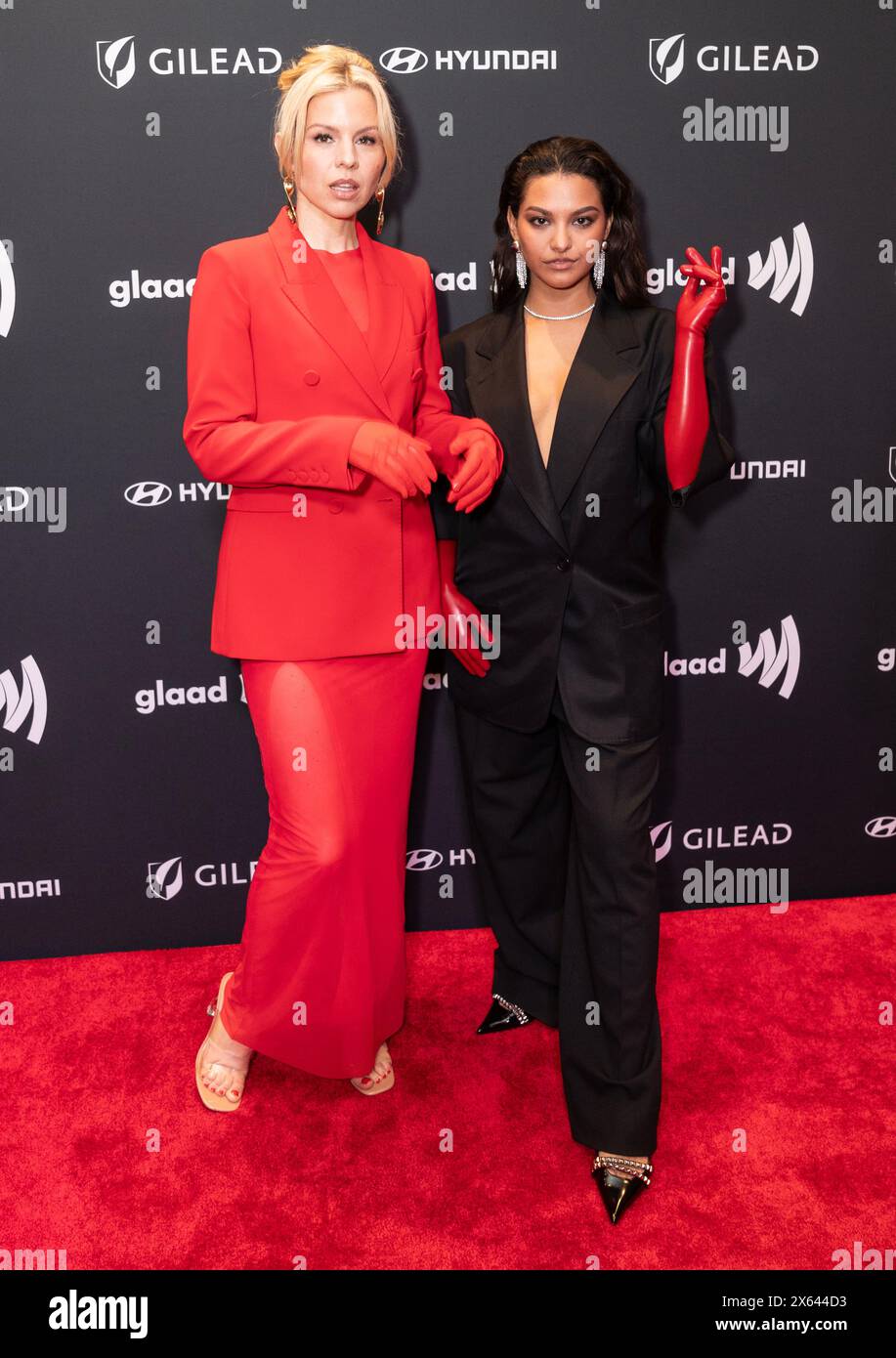 Ali Liebert and Humberly Gonzalez attend the 35th Annual GLAAD Media Awards ay Hilton Hotel ...