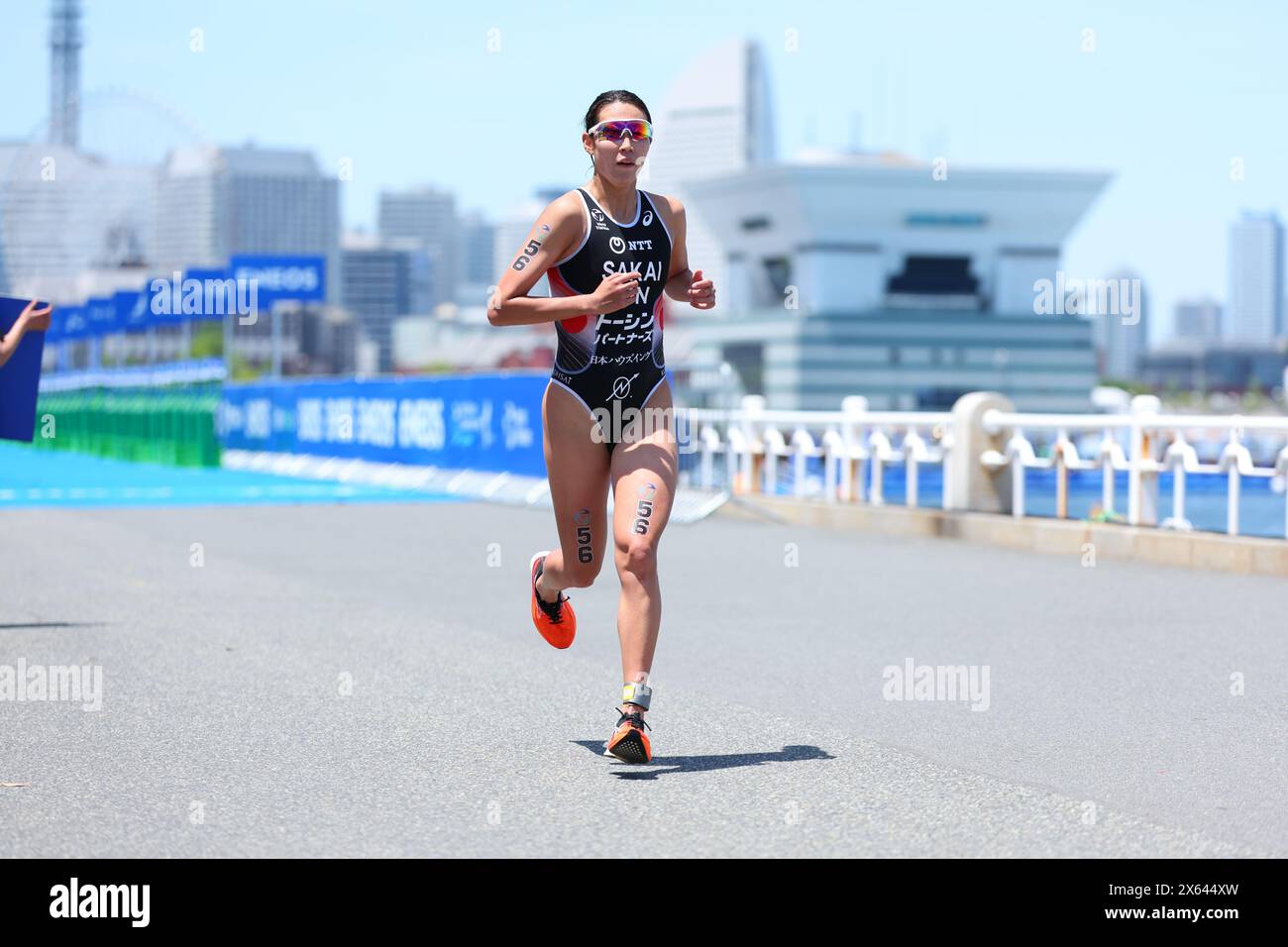 Yokohama, Kanagawa, Japan. 11th May, 2024. Miyu Sakai (JPN) Triathlon ...