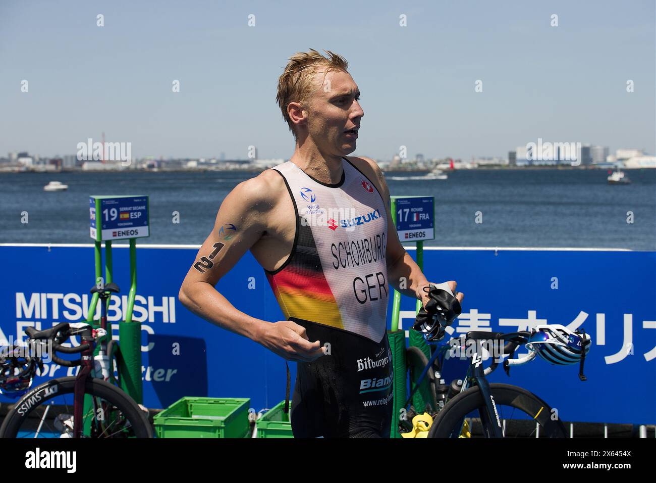 2024/05/11, Yokohama, Jonas Schomburg GER at the World Triathlon Championship Series Yokohama ...