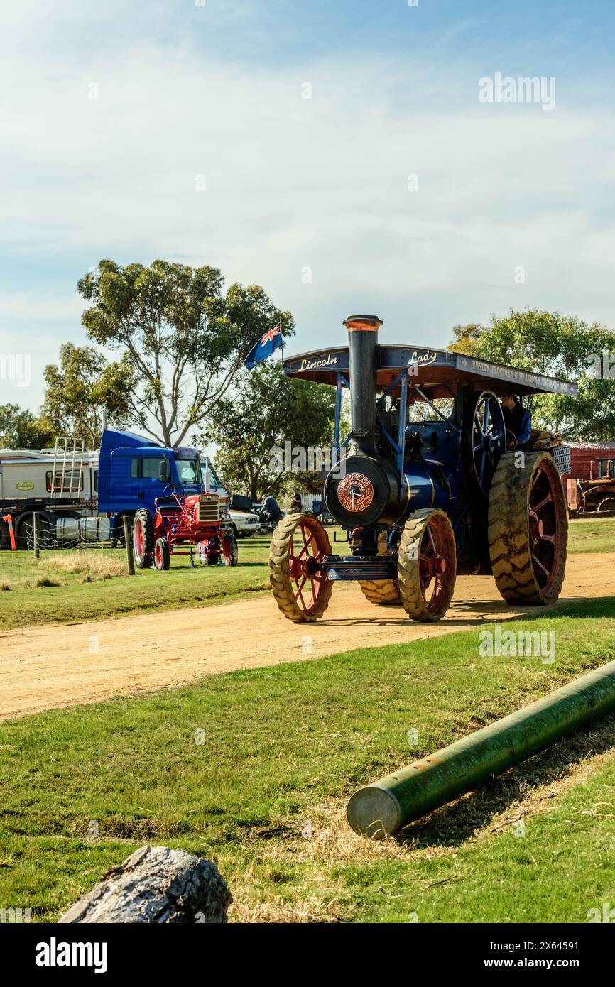 A Ruston Proctor and Co of Lincoln, England, traction engine in ...