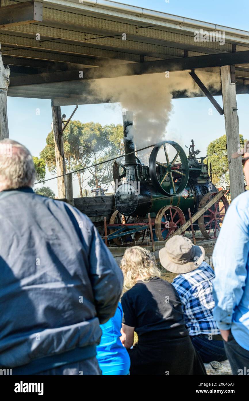 A preserved Marshall and Sons steam traction engine Stock Photo - Alamy