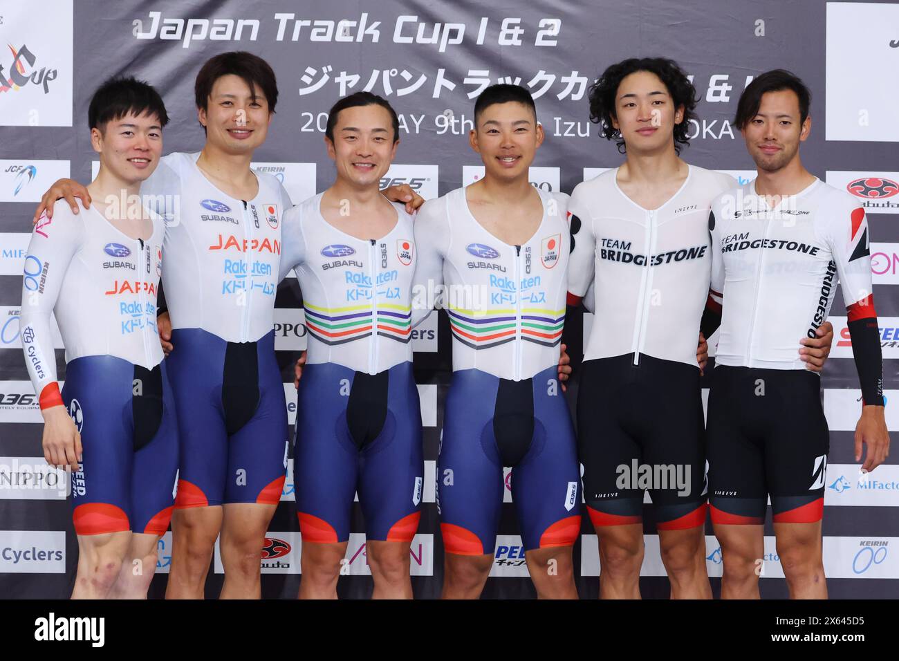 Izu Velodrome, Shizuoka, Japan. 10th May, 2024. (L to R) Naoki Kojima ...