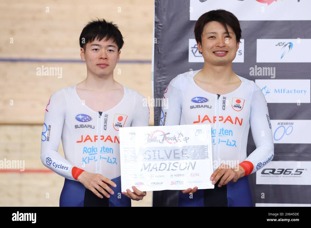 Izu Velodrome, Shizuoka, Japan. 10th May, 2024. (L to R) Naoki Kojima, Eiya Hashimoto (JPN), MAY ...