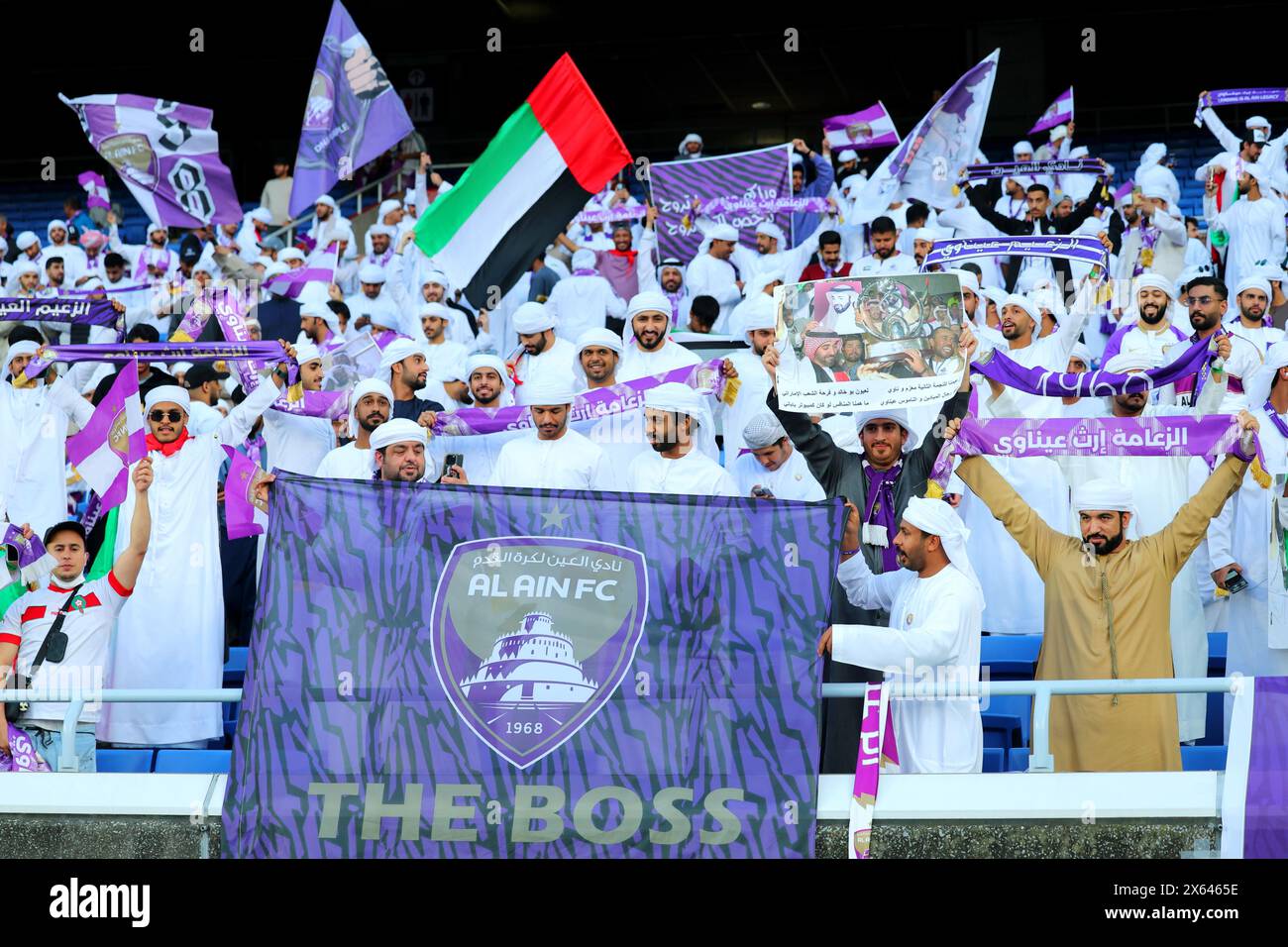 Kanagawa, Japan. 11th May, 2024. FC Al Ain FC fans Football/Soccer ...