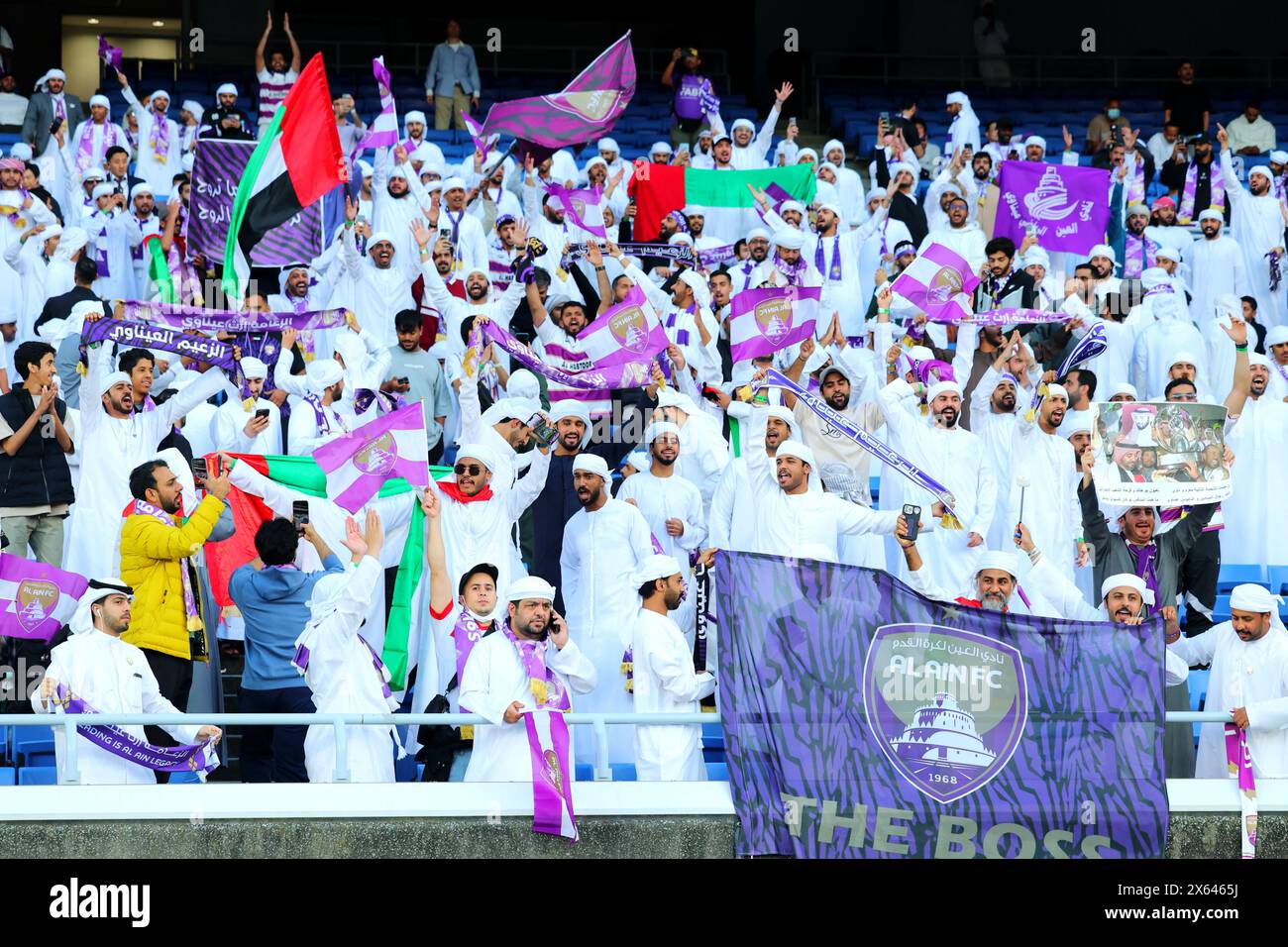Kanagawa, Japan. 11th May, 2024. FC Al Ain FC fans Football/Soccer ...