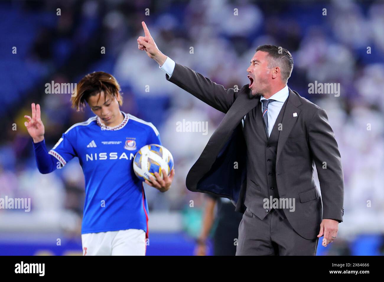 Kanagawa, Japan. 11th May, 2024. Harry Kewell (F.Marinos) Football ...