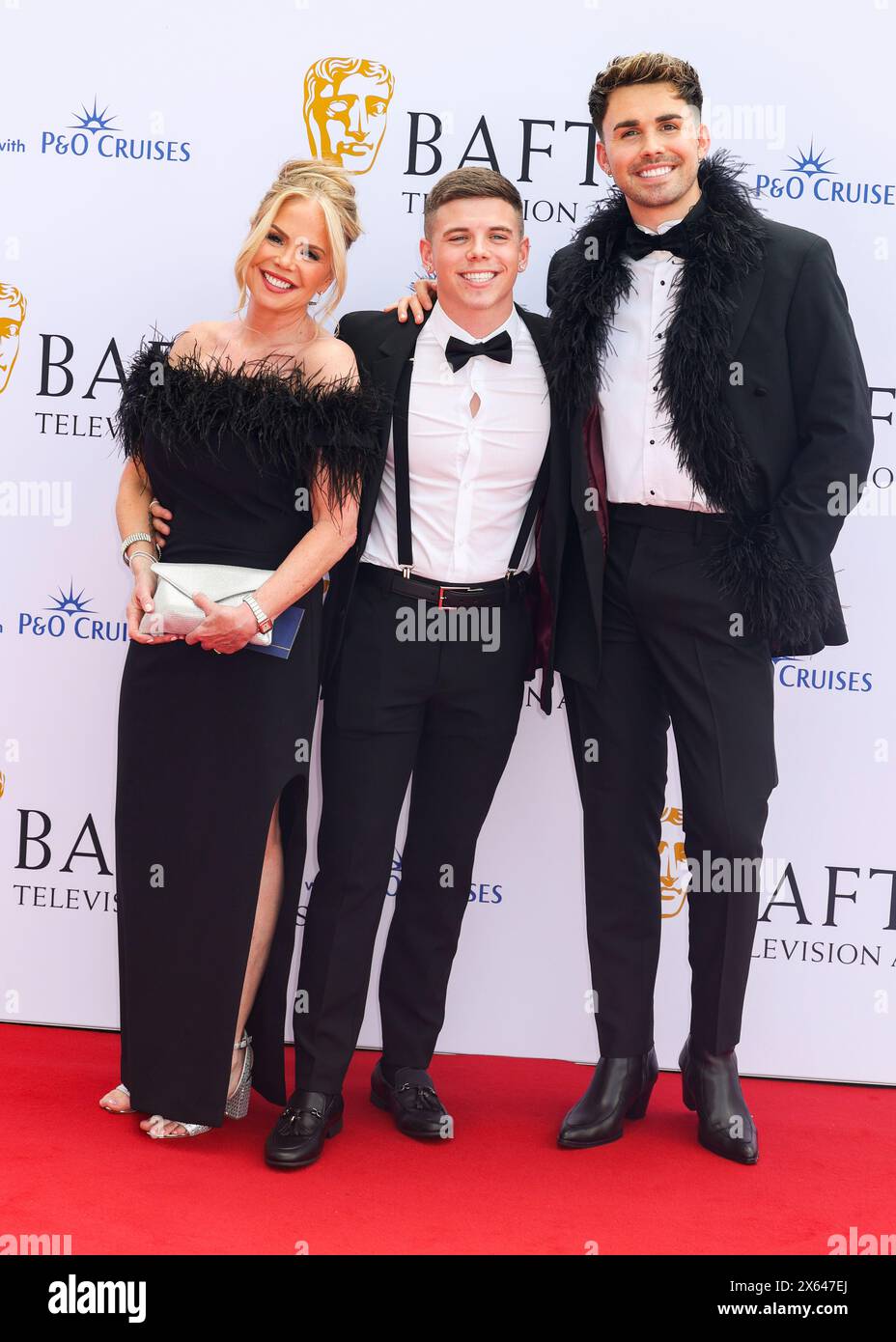 London, UK. 12th May, 2024. Lisa Baggs, George Baggs and Joe Baggs ...