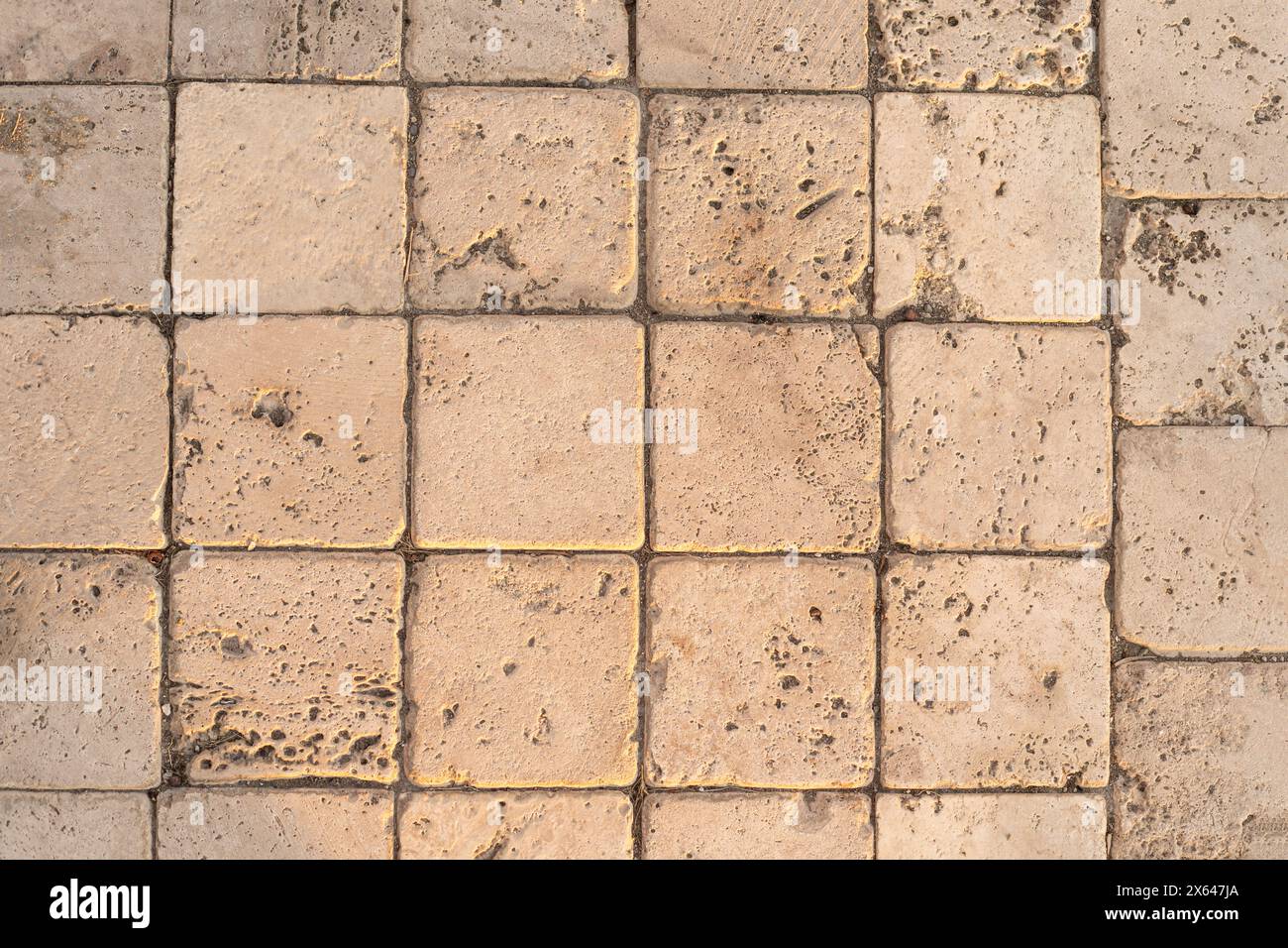 Close-Up View of Stone Paving Blocks in Natural Light Stock Photo - Alamy