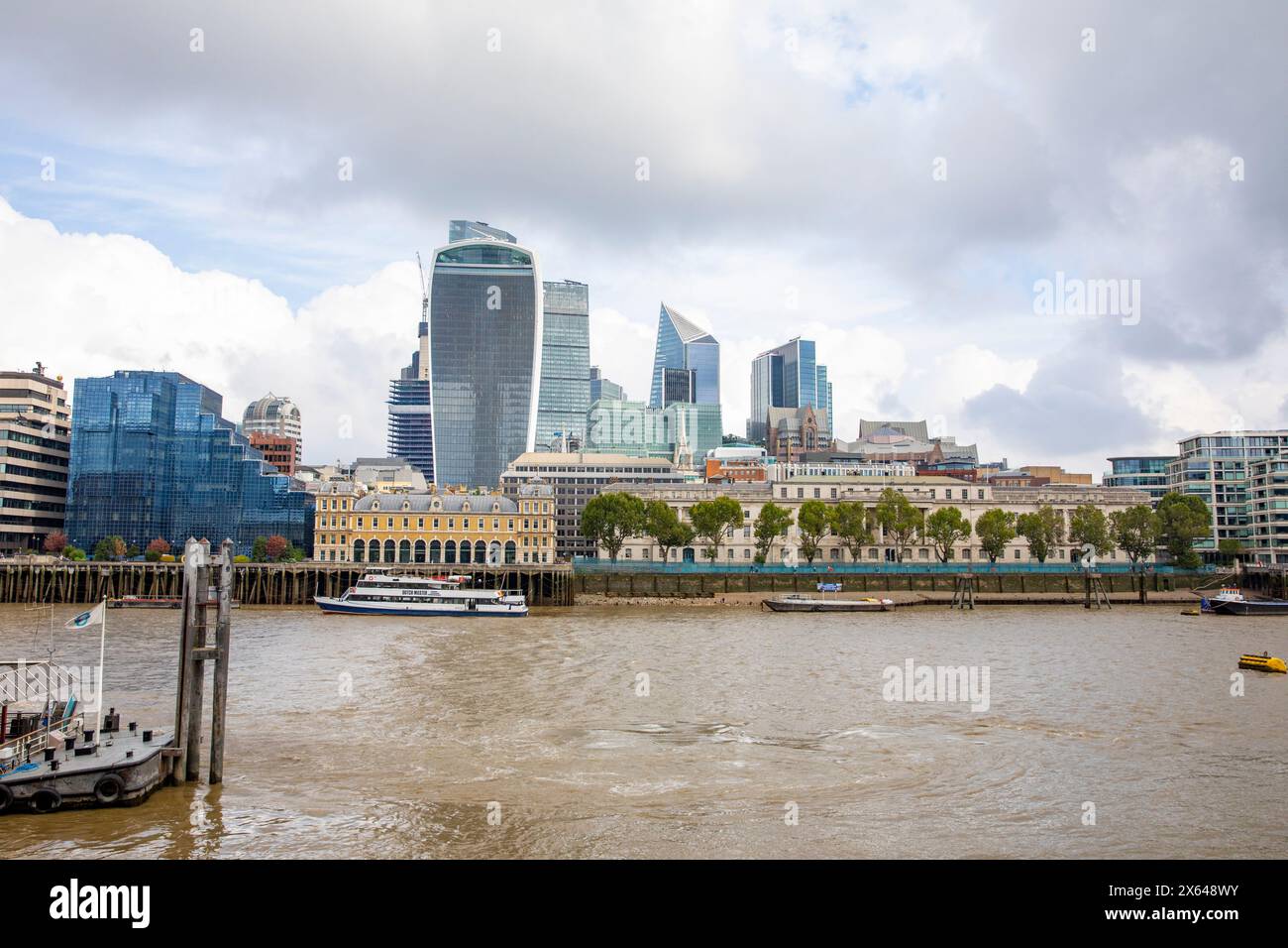 London England.City of London skyscrapers and office buildings viewed ...