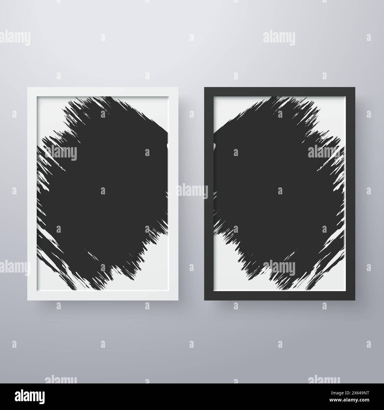 Simple frame with grunge texture style Stock Vector Image & Art - Alamy