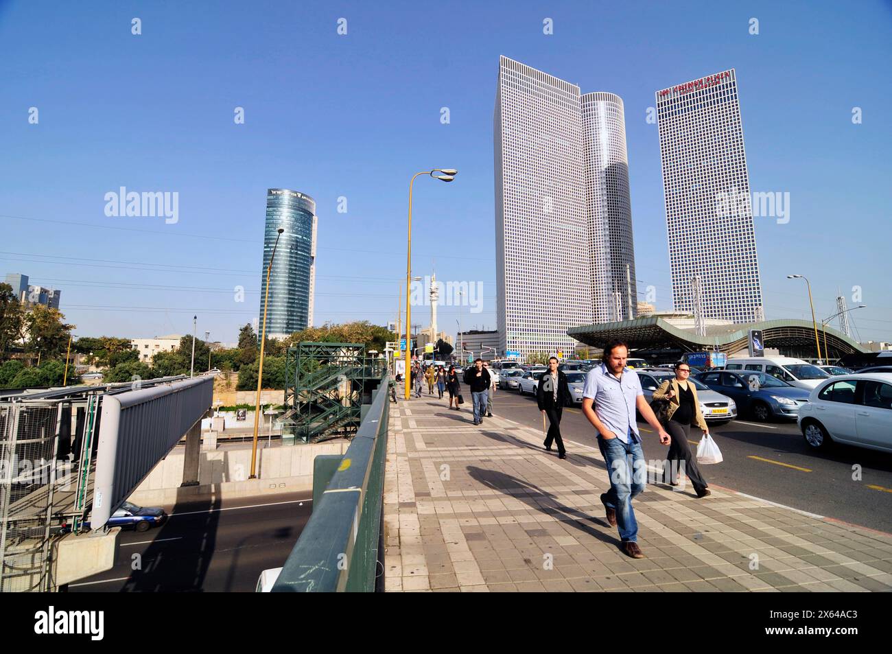 The Azrieli towers in Tel-Aviv, Israel Stock Photo - Alamy