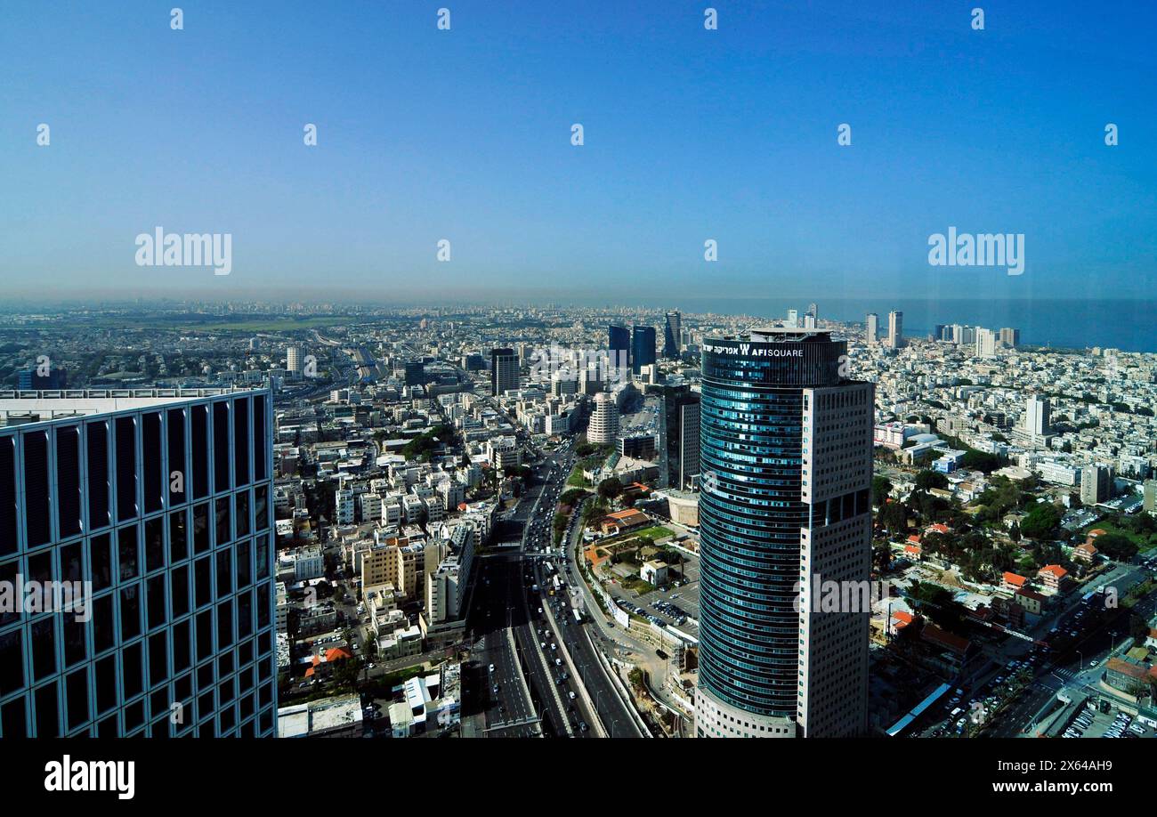 Modern skyline of Tel-Aviv, Israel Stock Photo - Alamy
