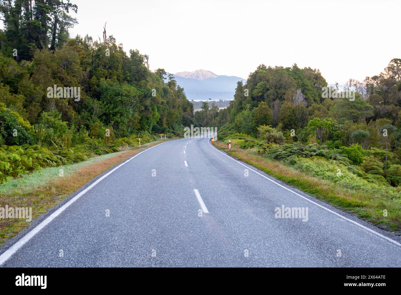 New Zealand State Highway 6 (Haast Pass Stock Photo - Alamy