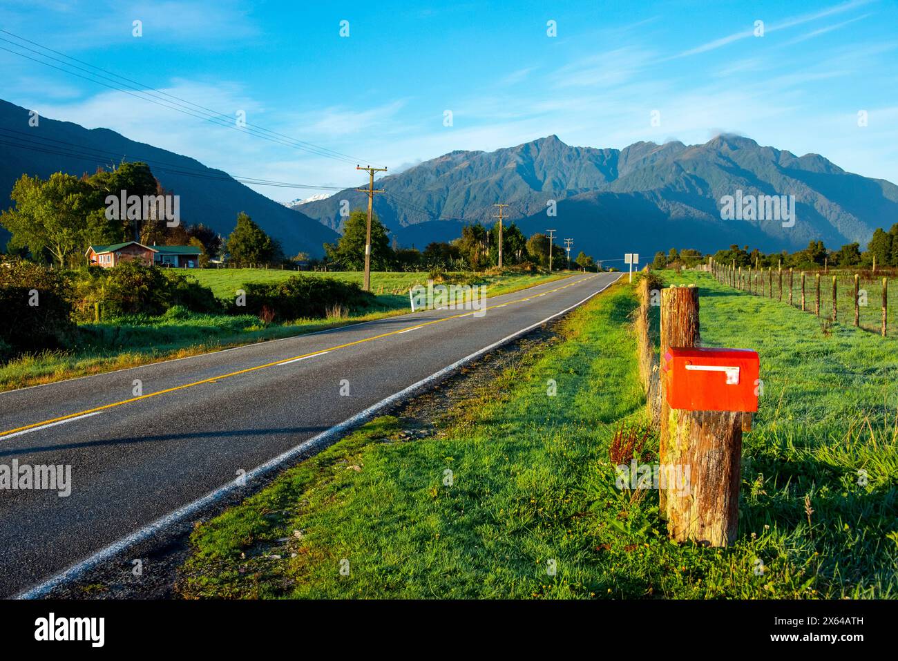 New Zealand State Highway 6 (Haast Pass Stock Photo - Alamy