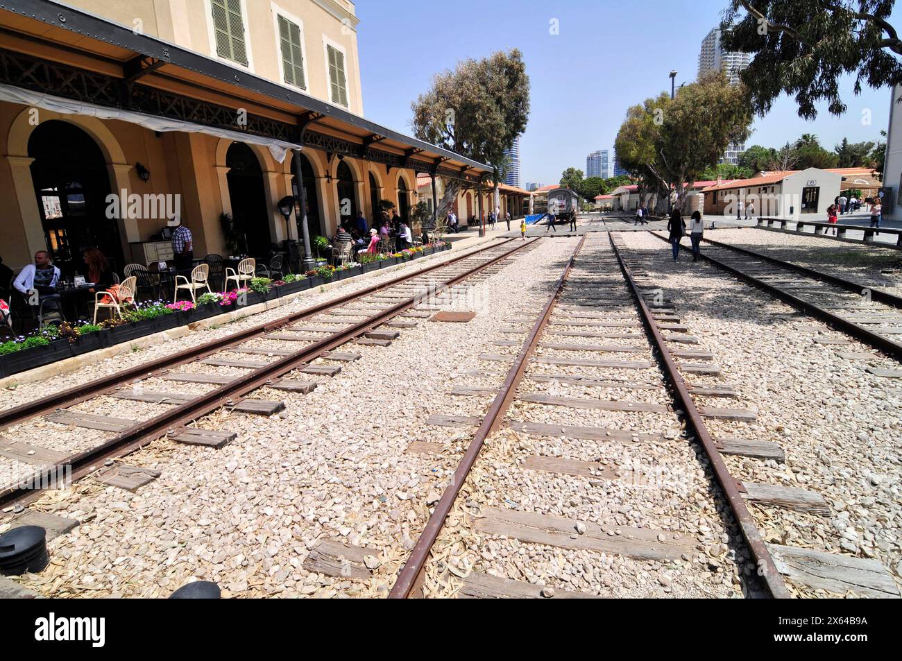 The restored Old Tel Aviv Train Station / Mitcham HaTachana in Tel-Aviv ...