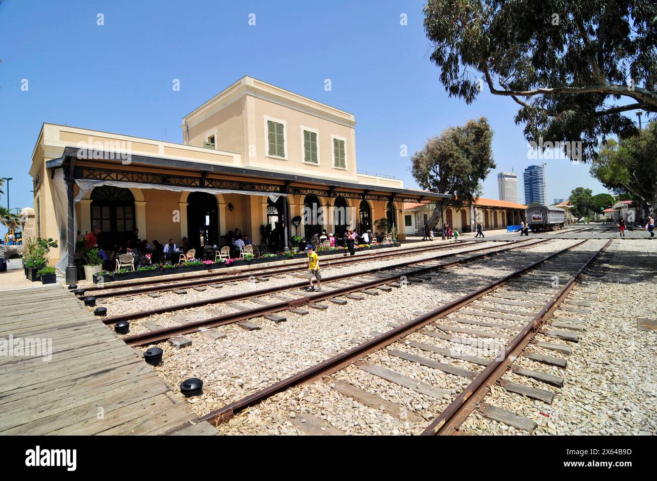 The restored Old Tel Aviv Train Station / Mitcham HaTachana in Tel-Aviv ...
