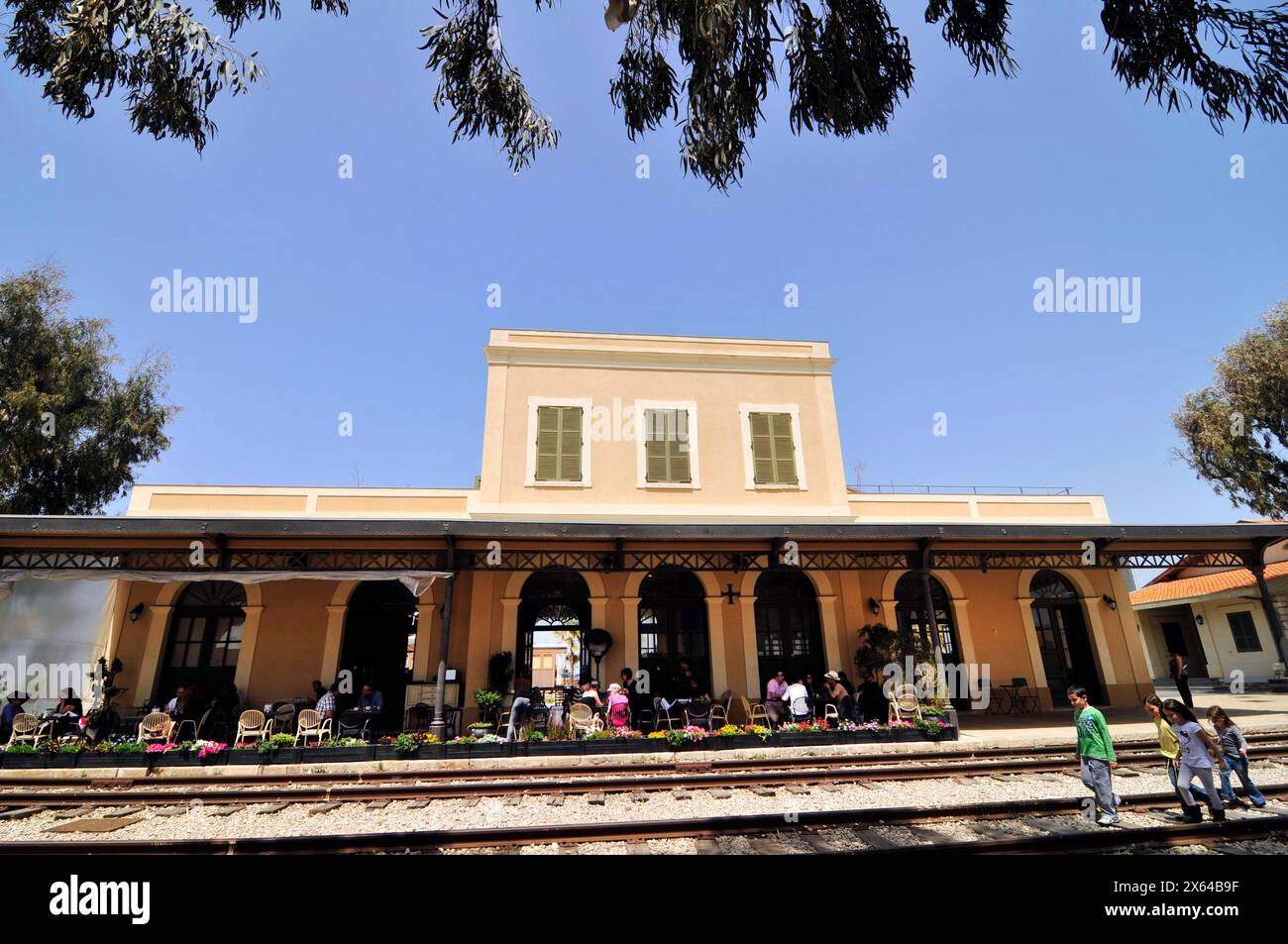 The restored Old Tel Aviv Train Station / Mitcham HaTachana in Tel-Aviv ...