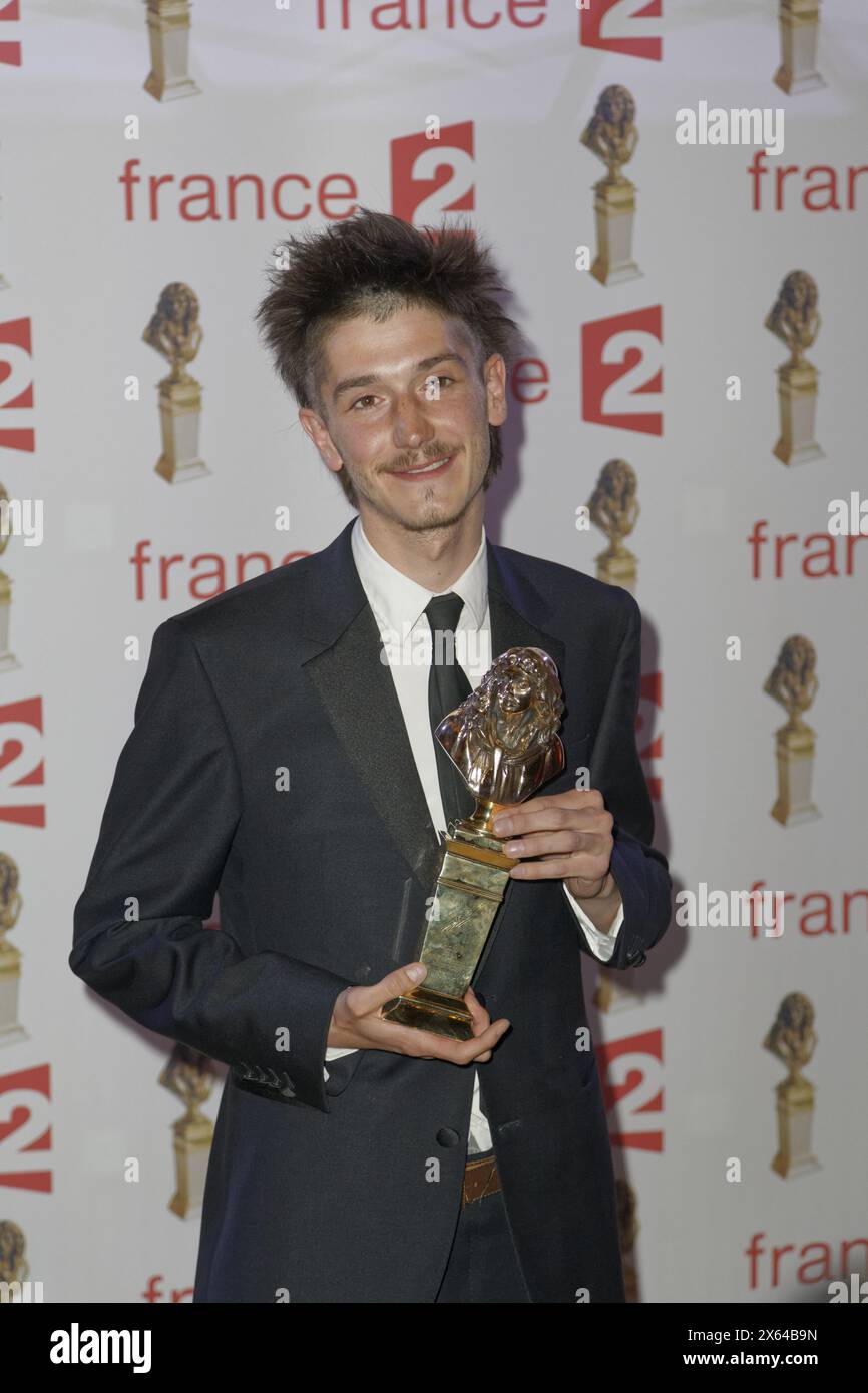 Paris, France.27th April, 2015. François Deblock receives the ‘Moliere ...