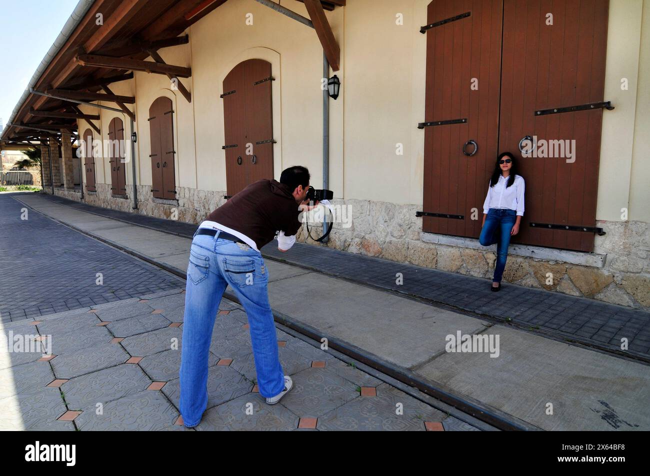 The restored Old Tel Aviv Train Station / Mitcham HaTachana in Tel-Aviv ...